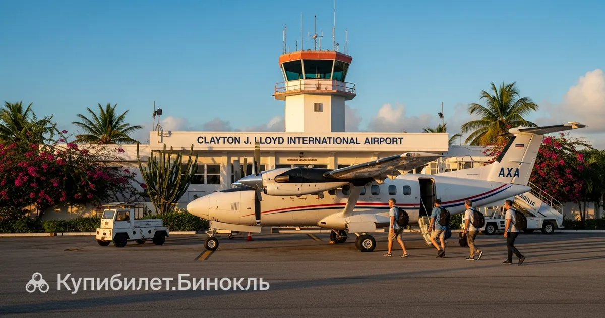 Clayton J. Lloyd Airport (AXA) – Arrivals & Departures